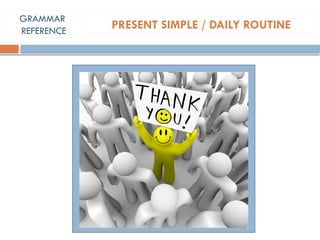Daily Routine Activities for English Learning | PPTX