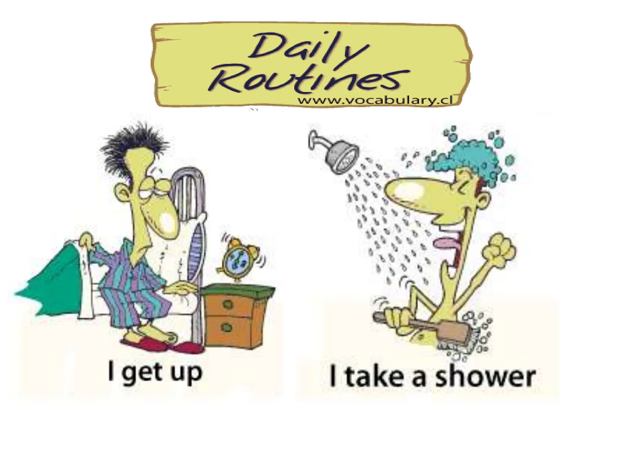 Daily routine class english lesson slide | PPT | Parenting | Family and ...