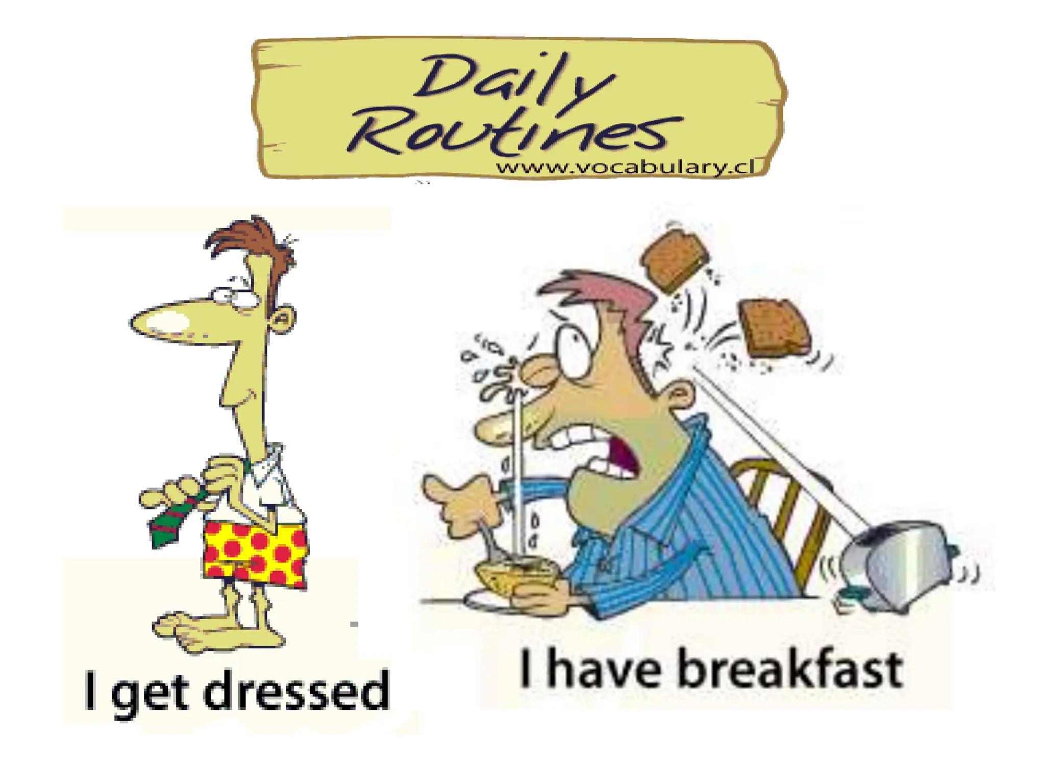 Daily routine class english lesson slide | PPT | Parenting | Family and ...