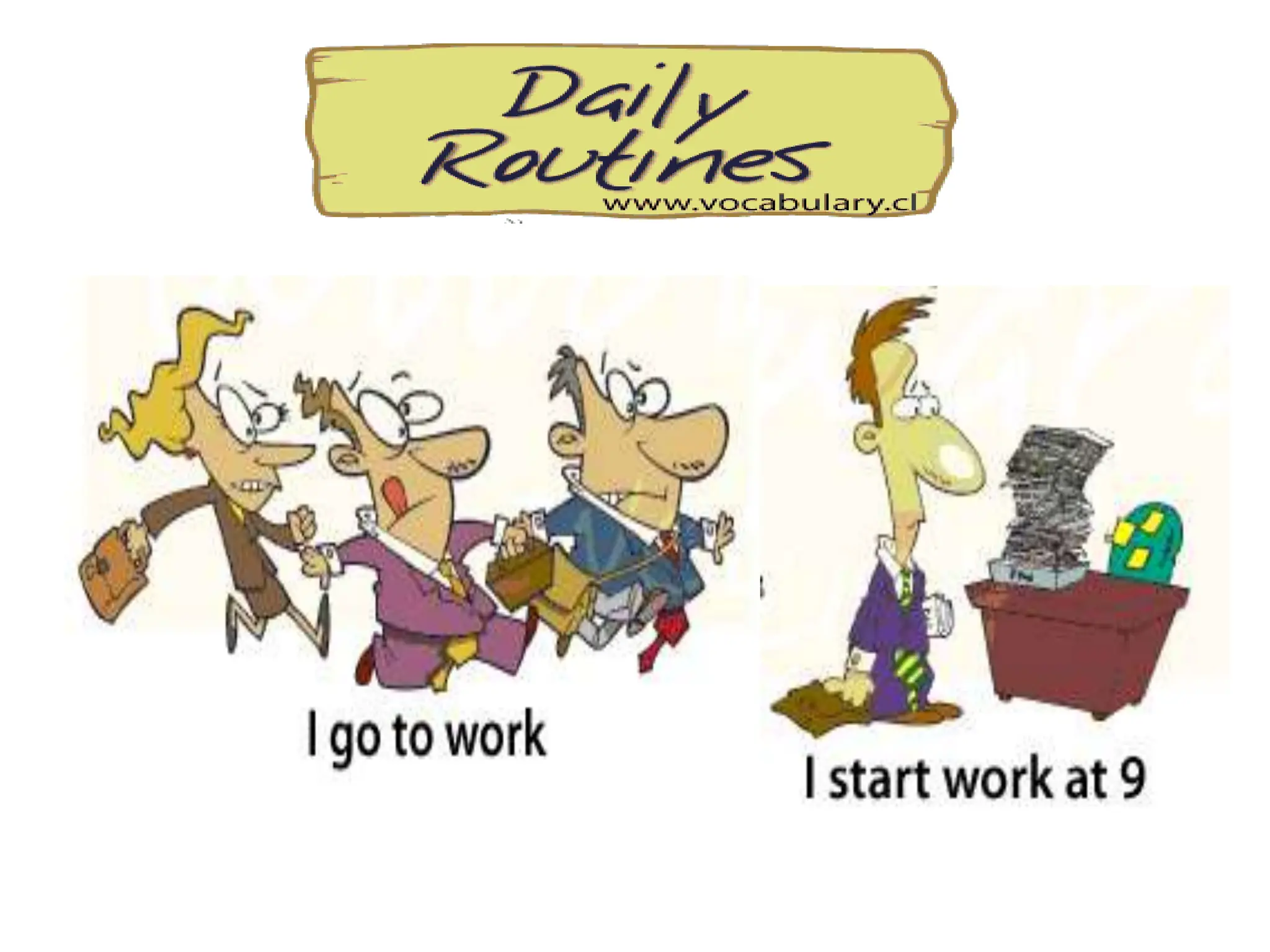 Daily routine class english lesson slide | PPT | Parenting | Family and ...