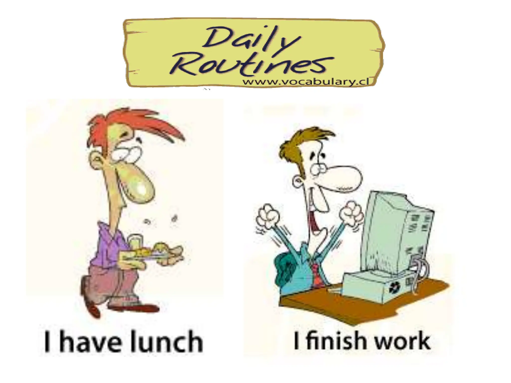 Daily routine class english lesson slide | PPT | Parenting | Family and ...