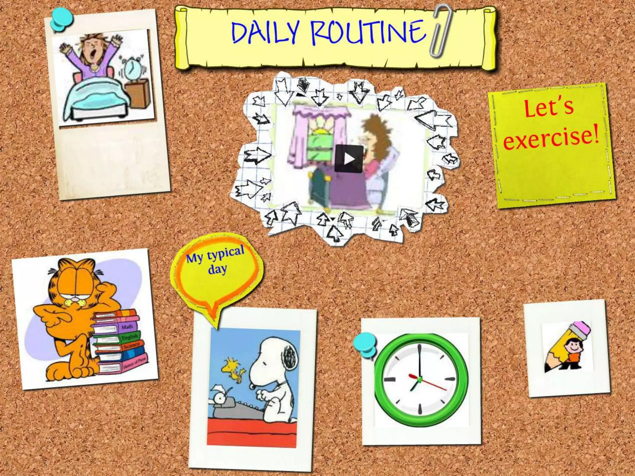 Daily routine diapositivas | PPTX