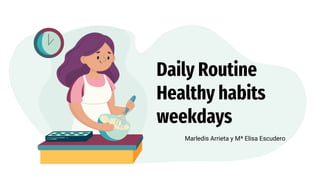 Daily routine infographics by slidesgo | PPTX