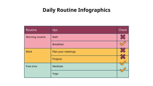 Daily Routine Infographics by Slidesgo.pptx