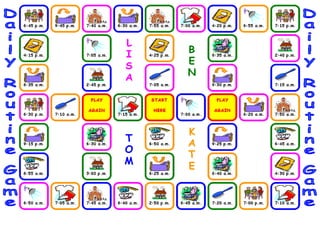 Daily routine play children | PPT