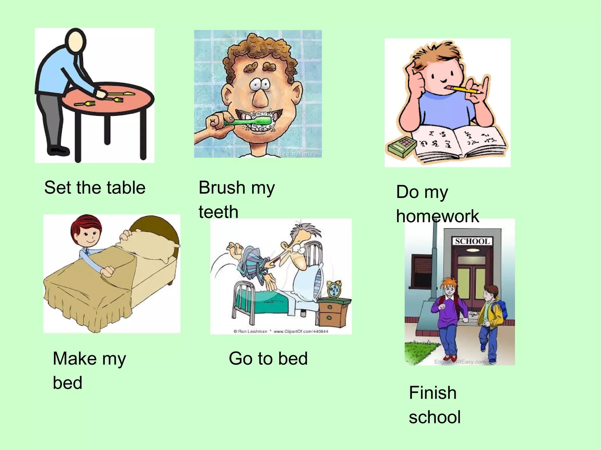 Dailyroutine ppt | PPT