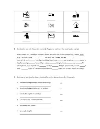 DAILY ROUTINE PROJECT | PDF