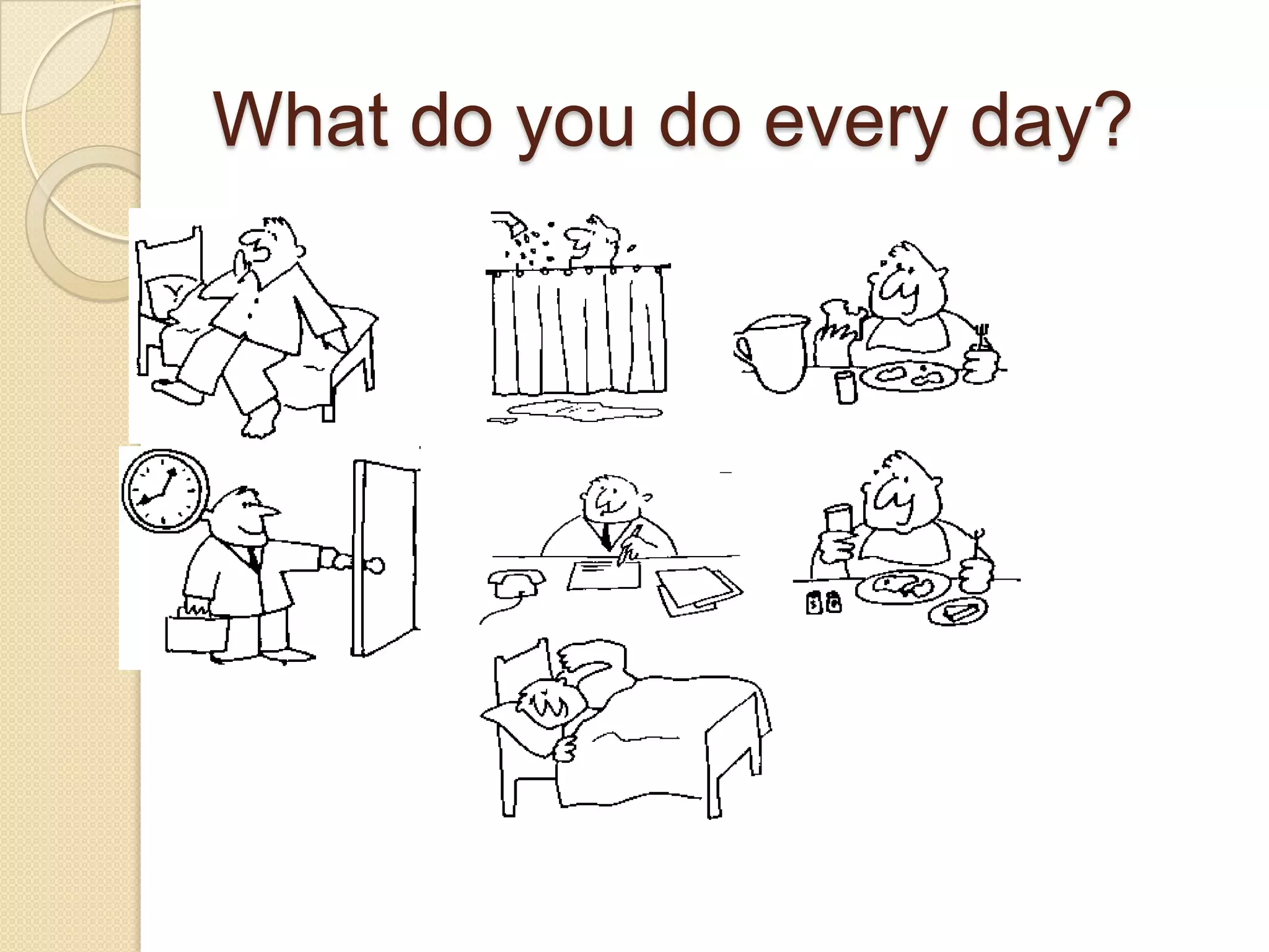 Daily routines | PPTX