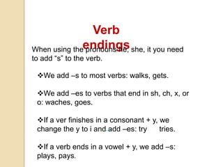 Daily routines | PPTX