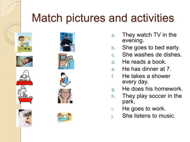 Daily routines | PPTX