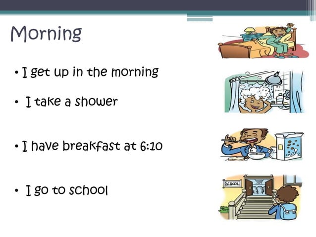 Daily routines | PPTX