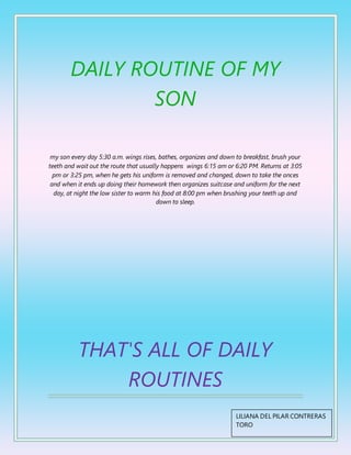 Daily routines | DOCX