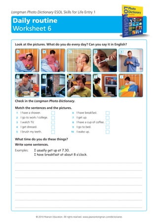 Daily routines | PDF