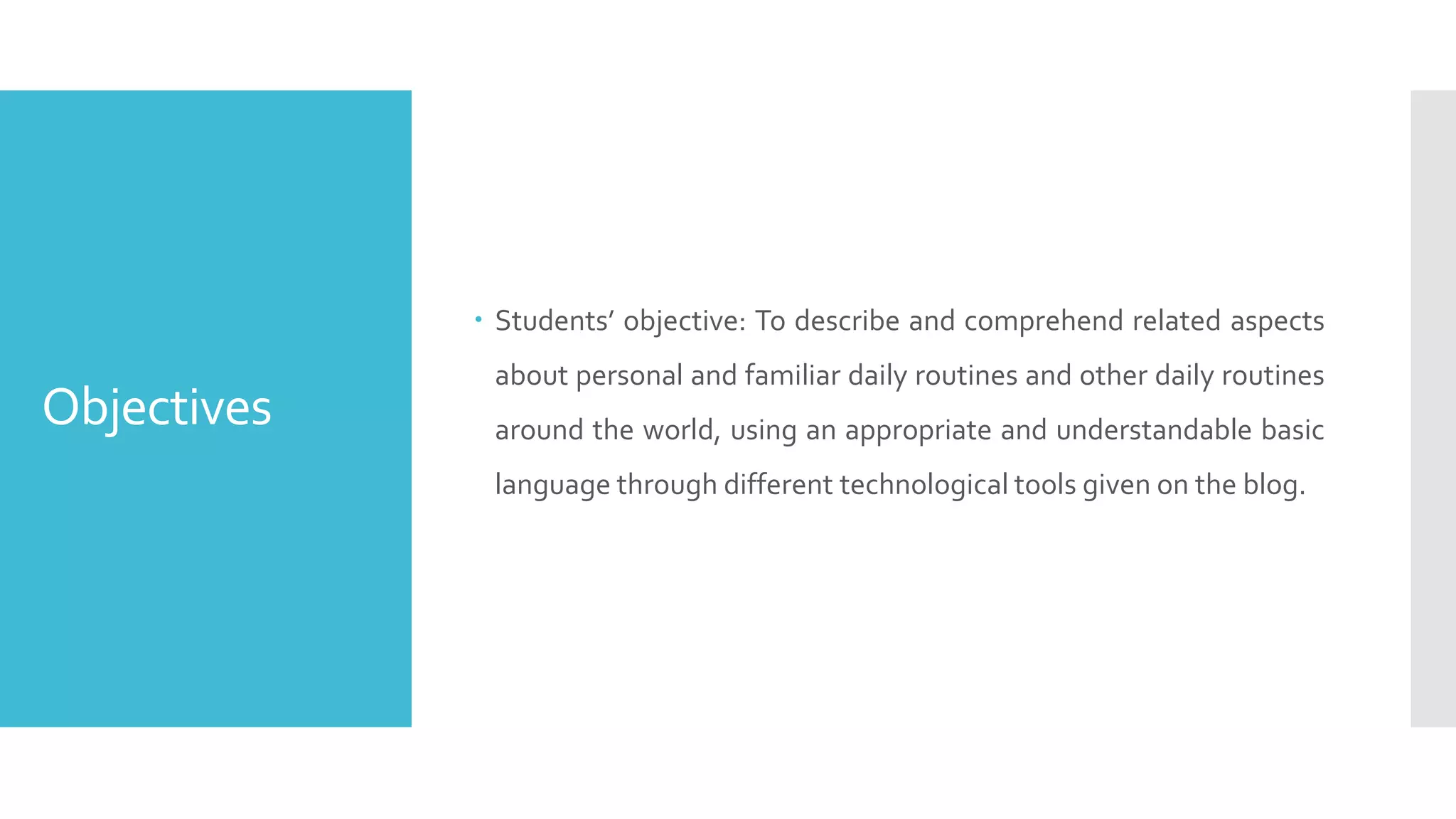 Daily routines | PPT