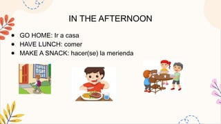 Daily Routines.pptx vocabulario en ingles | PPTX