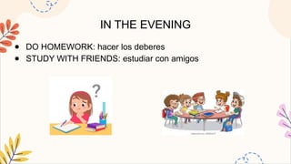 Daily Routines.pptx vocabulario en ingles | PPTX