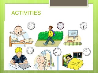 Daily routines time | PPTX