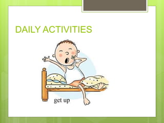 Daily routines time | PPTX