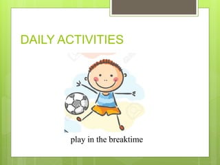 Daily routines time | PPTX