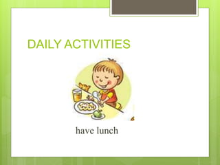 Daily routines time | PPTX