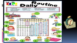 DAILY ROUTINES 5TO SEC - basic english - secondary | PPTX
