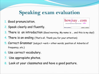 Speaking exam | PPT