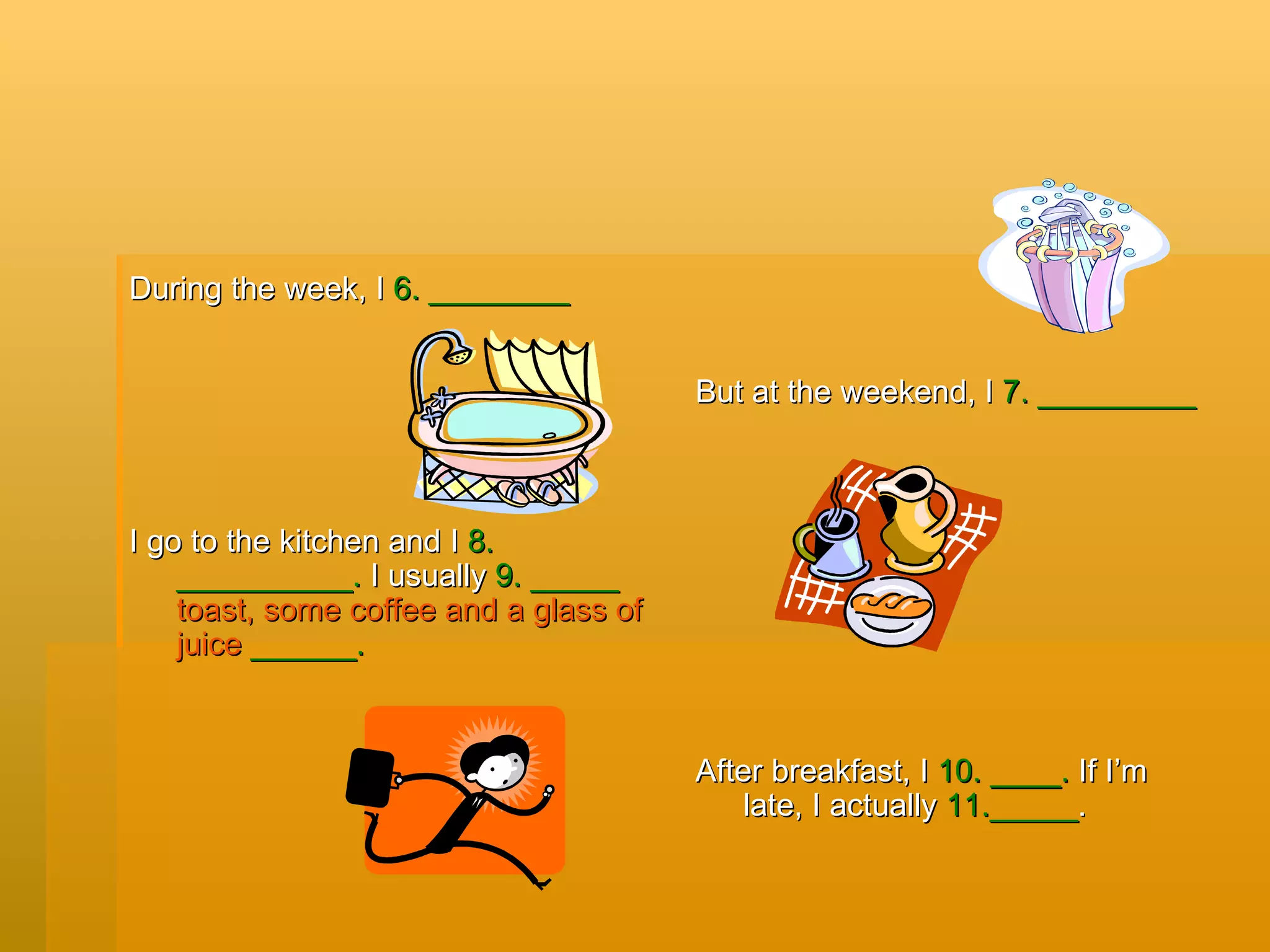 Daily routines slide share | PPT