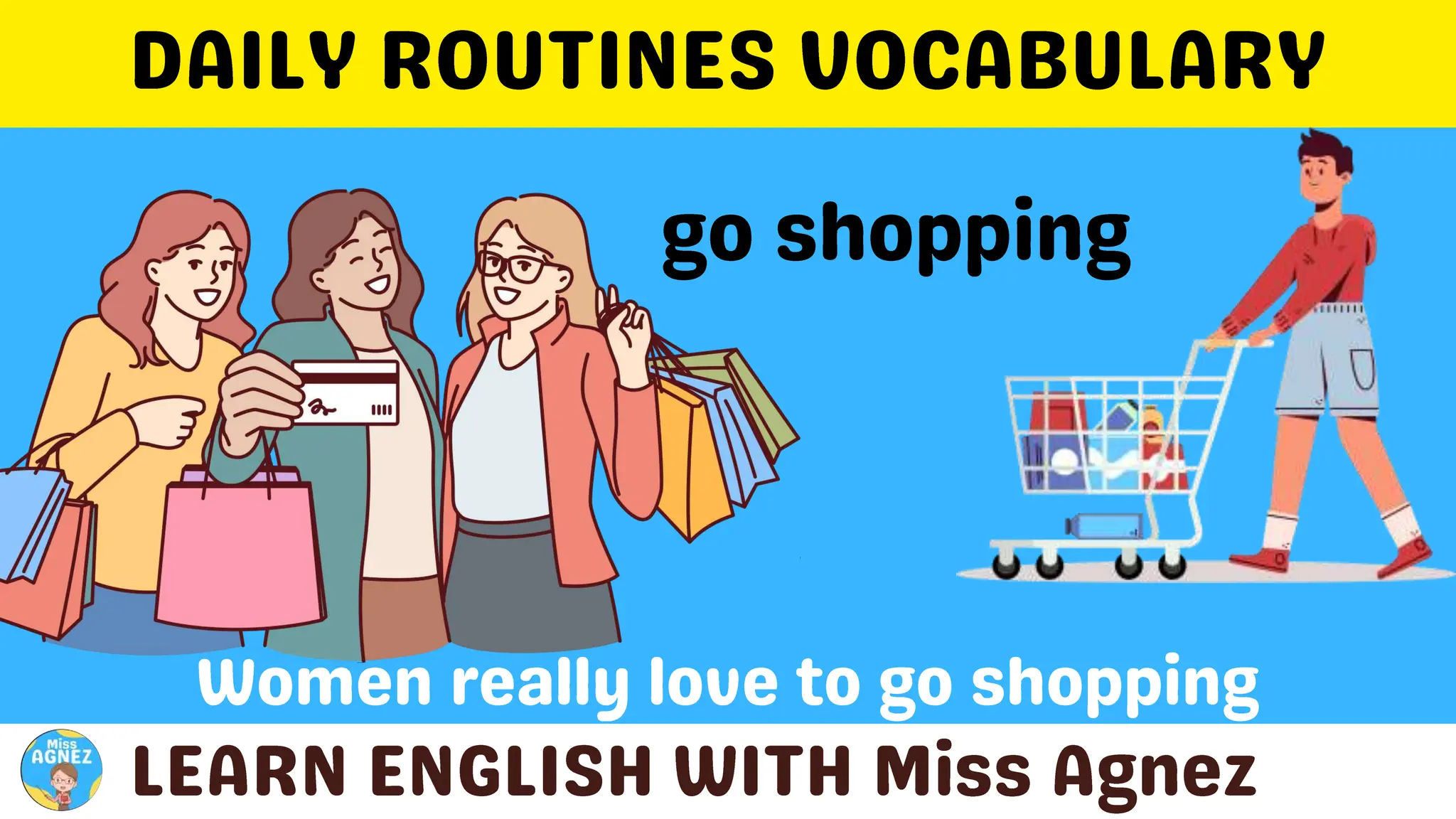 Learn Daily Routines Verbs Vocabulary with Pictures and Sentence ...