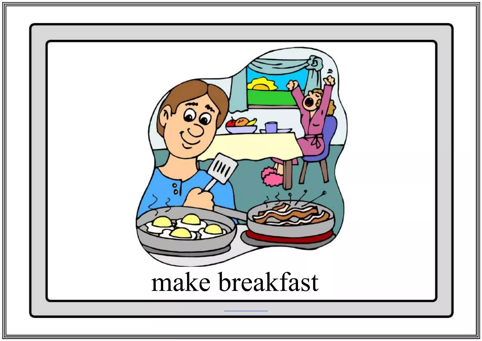 daily routines vocabulary esl printable flashcards with words for kids.pptx