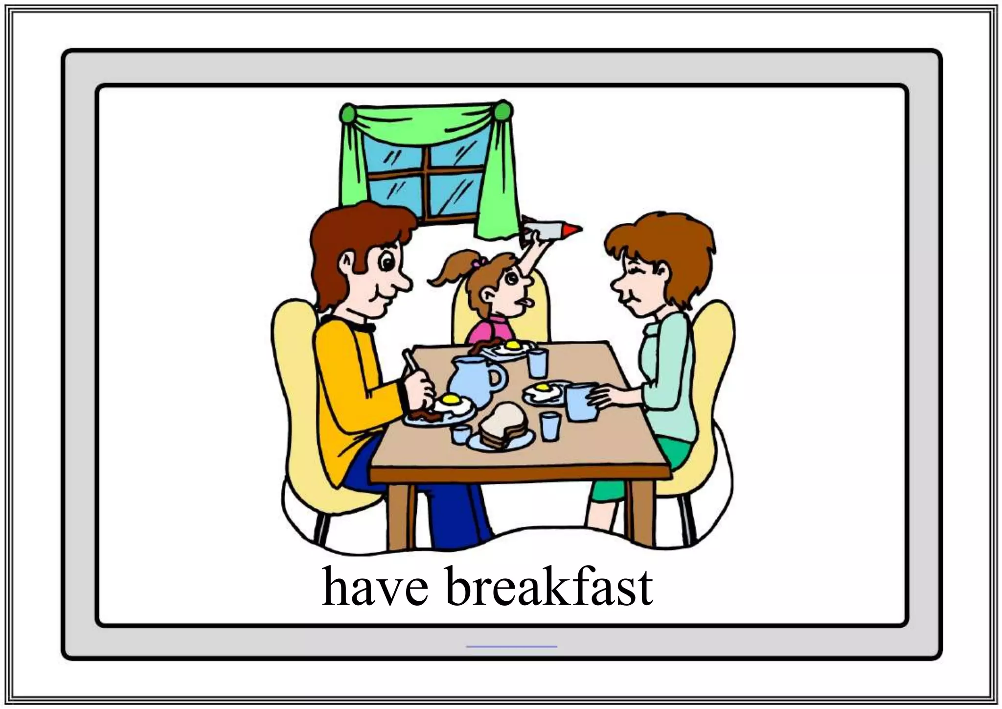 daily routines vocabulary esl printable flashcards with words for kids.pptx