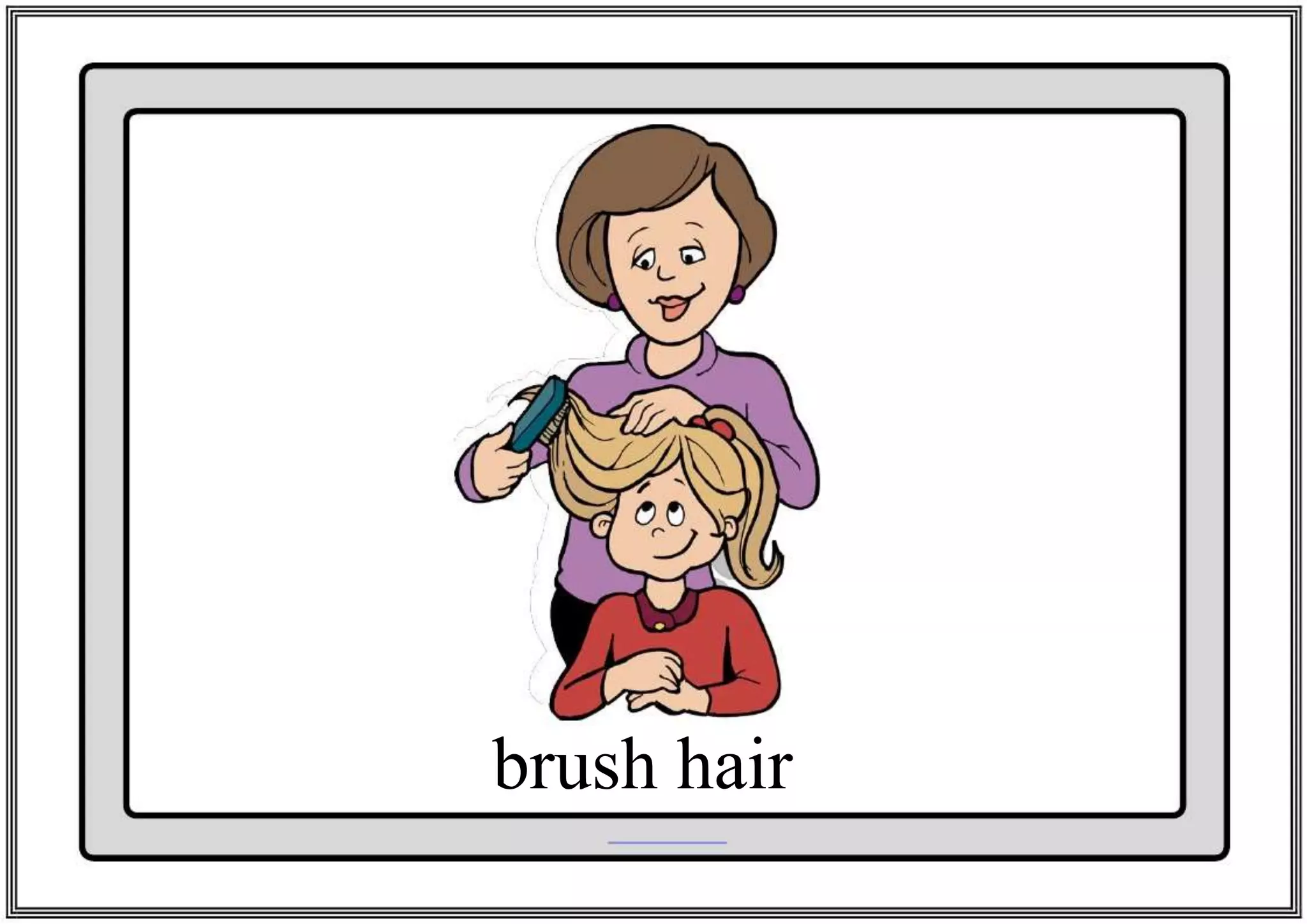 daily routines vocabulary esl printable flashcards with words for kids.pptx