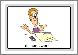 daily routines vocabulary esl printable flashcards with words for kids.pptx