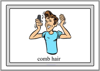 daily routines vocabulary esl printable flashcards with words for kids.pptx