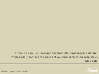 Daily Safety Tips and Facts | PPT