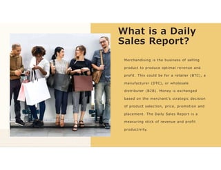 Daily Sales Report Glossary of Retail Terms | PPT