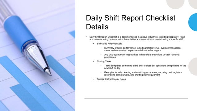 Daily Shift Report Checklist eAuditor Audits & Inspections.pptx