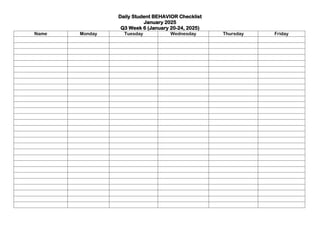 Daily Student BEHAVIOR Checklist Template.docx