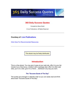 Daily success quotes | PDF