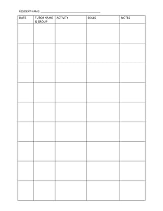 Daily Summary Sheet | PDF | Daycare and Pre-School | Parenting