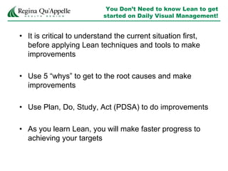 Daily Visual Management Visibility Wall Training.ppt