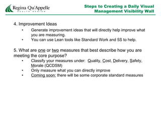Daily Visual Management Visibility Wall Training.ppt