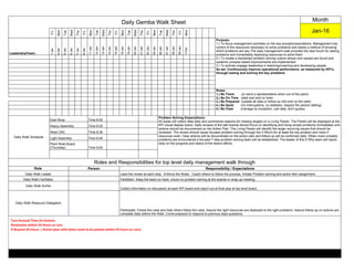 Daily Gemba Walk Check Sheet | PDF