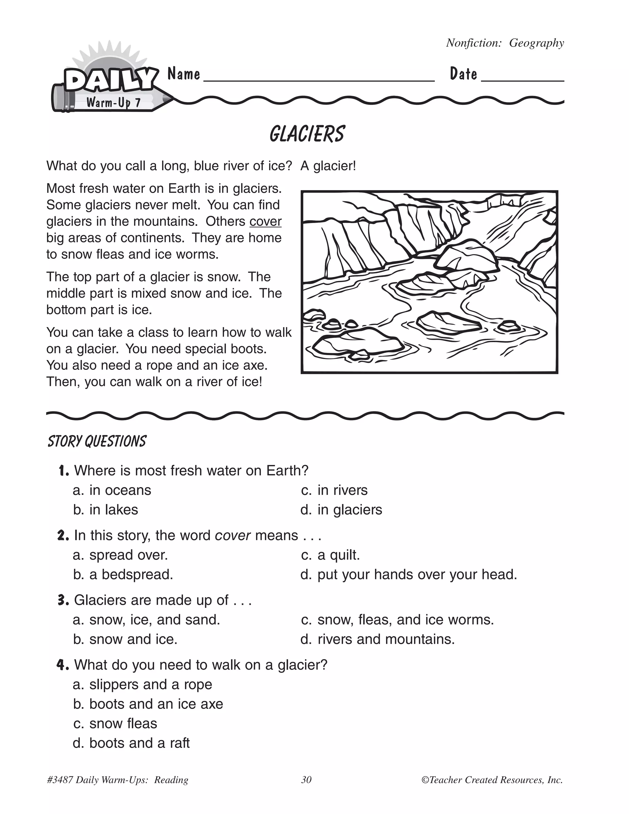 Daily Warm-ups Reading Grade 1 | PDF