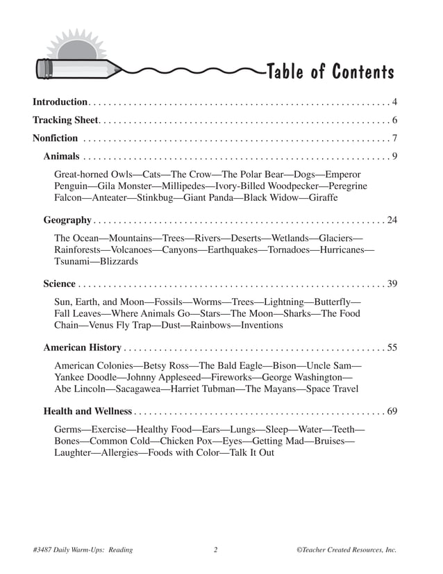 Daily Warm-ups Reading Grade 1 | PDF | Geography | Science