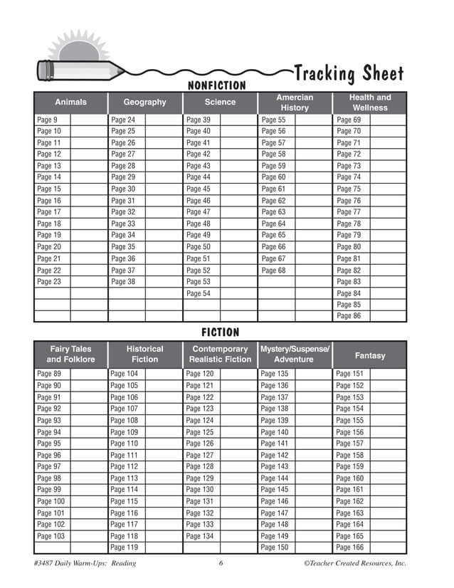 Daily Warm-ups Reading Grade 1 | PDF | Geography | Science
