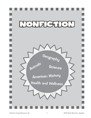 Daily Warm-ups Reading Grade 1 | PDF