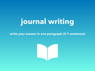 Daily writing prompts | PPT