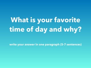 Daily writing prompts | PDF