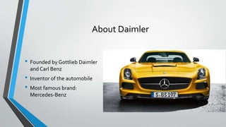 Daimler Digital Strategy | PPTX