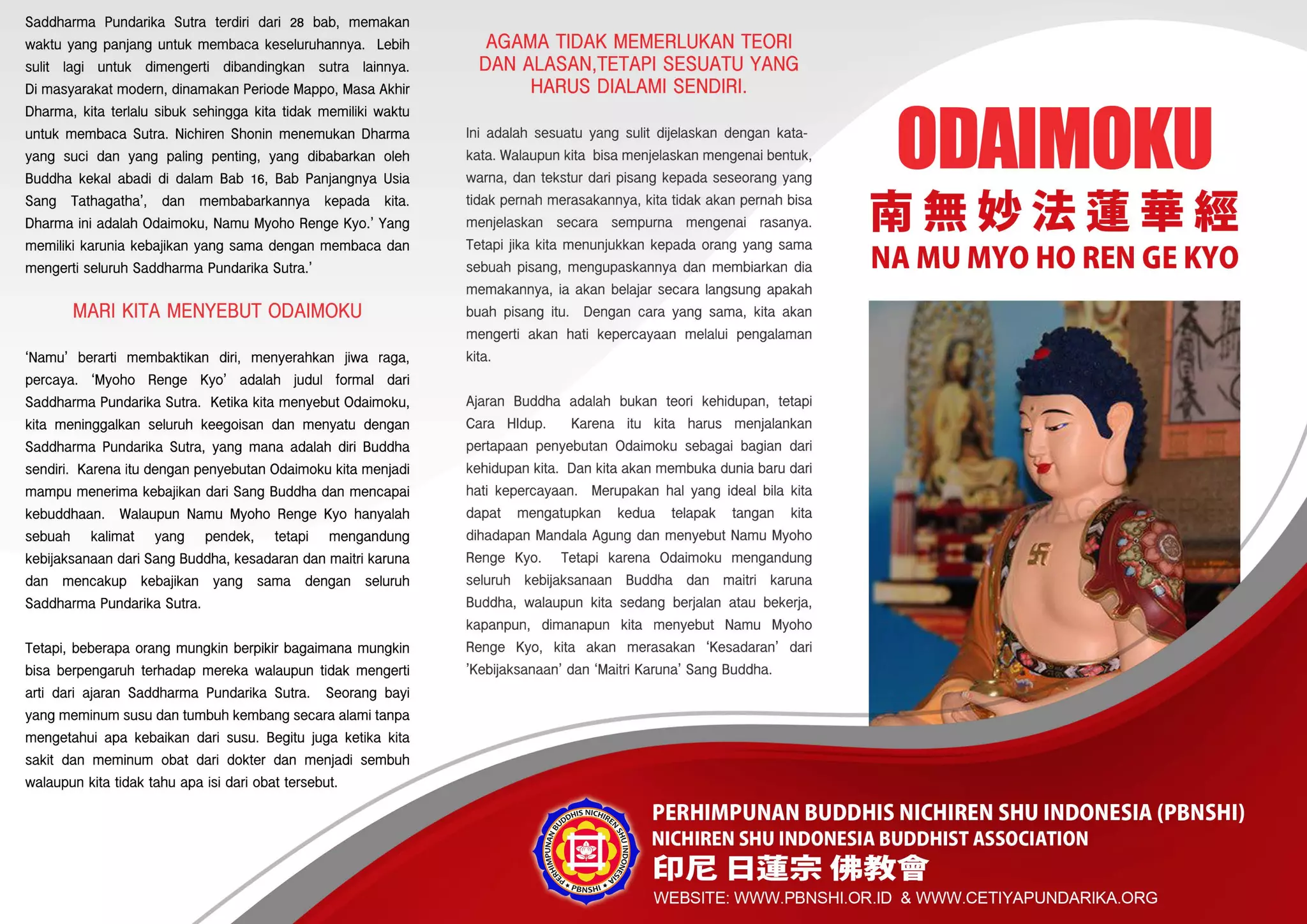 Daimoku Brosur | PPT